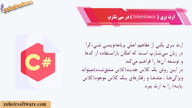 ارث بری ( Inheritance ) در سی شارپ - نرم افزاری زهیر